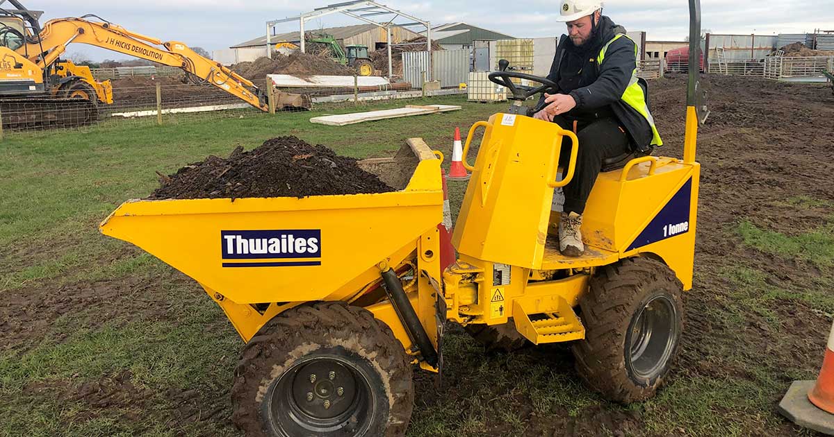 Forward Tipping Dumper CPCS / NPORS Operator | MJF Plant Training