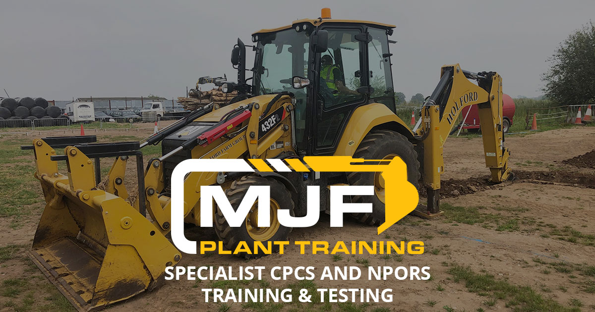 CPCS and NPORS Training Courses | MJF Plant Training