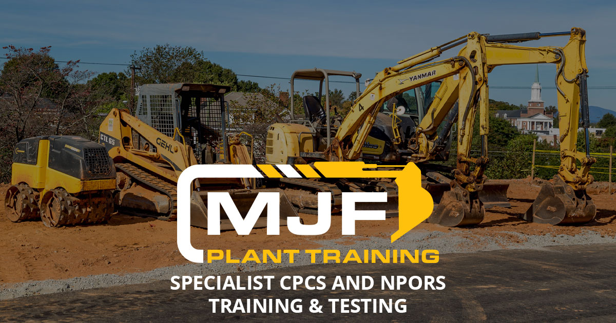 Plant Training Specialist Staffordshire | MJF Plant Training